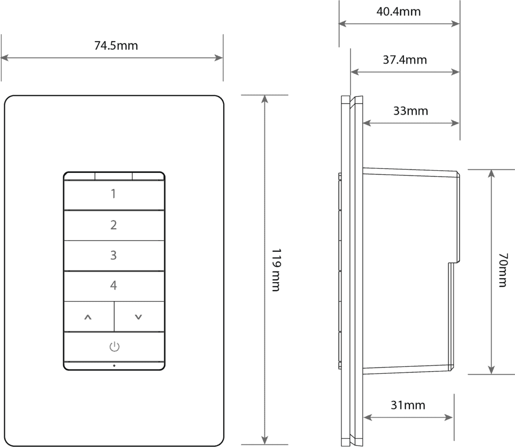 scene controller dimensions - Avi-on Labs | Lighting Controls and ...