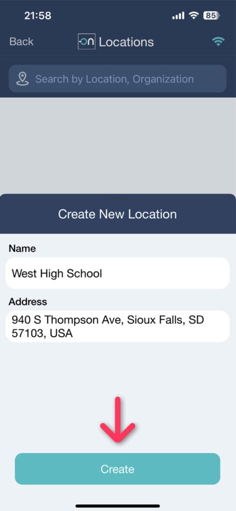 Mobile App: Create Locations - Avi-on Labs | Lighting Controls and Wireless Energy Efficient ...