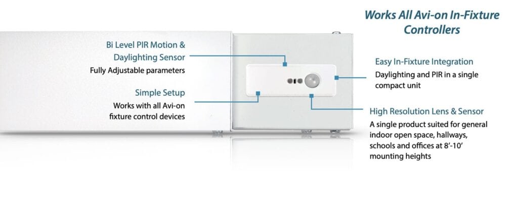 In Fixture PIR/Daylight Sensor - Avi-on Labs | Lighting Controls and ...