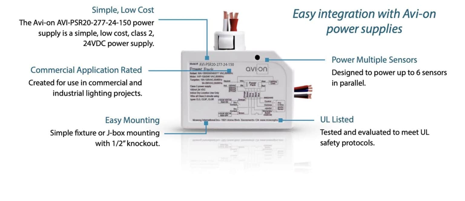 24V Power Supply With Relay - Avi-on Labs | Lighting Controls and Wireless Energy Efficient ...