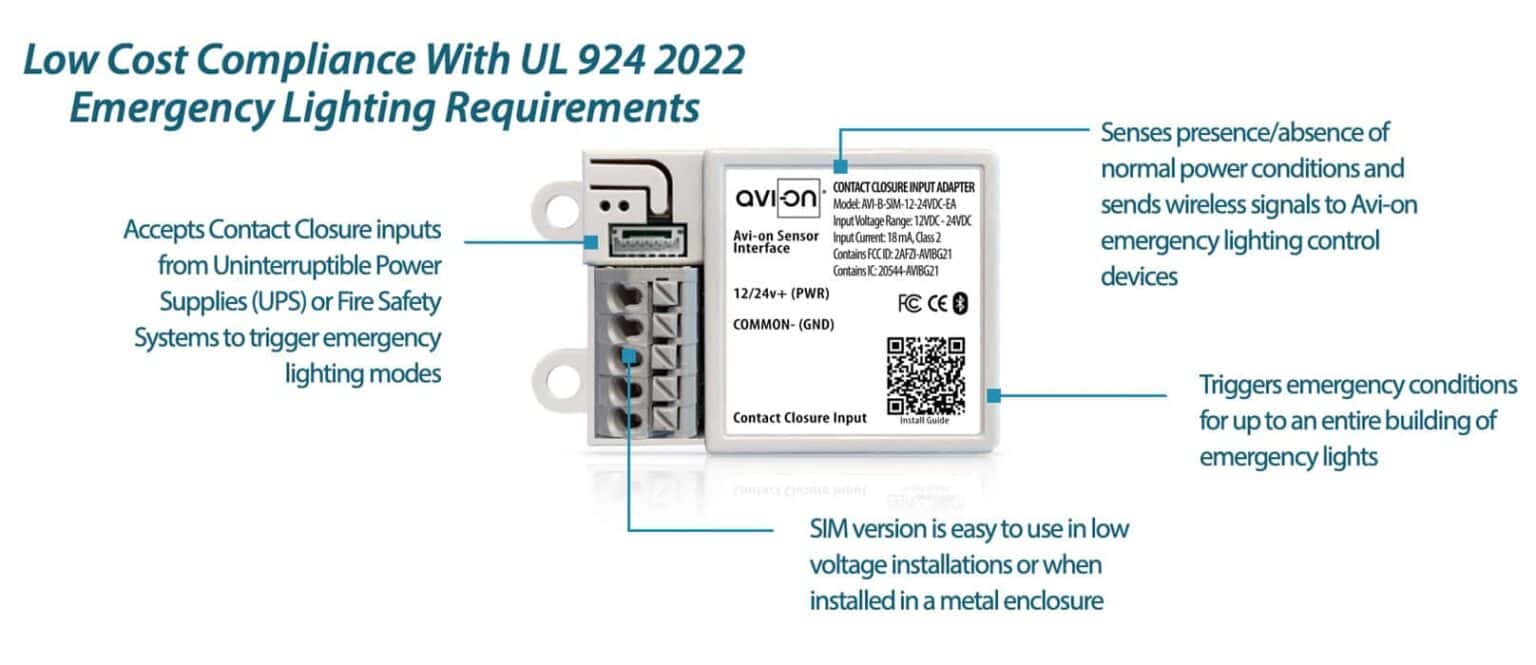 UL 924 Normal Power Beacon - Avi-on Labs | Lighting Controls and Wireless Energy Efficient ...