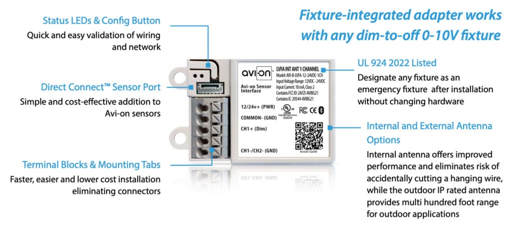 Low Voltage Fixture Adapter - Avi-on Labs | Lighting Controls and ...