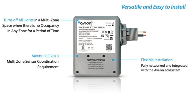 Avi-on Space Sensor Coordinator - Avi-on Labs | Lighting Controls and Wireless Energy Efficient ...